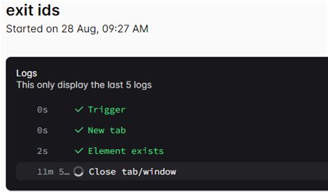 Some Blocks Cant Stop After Execute · Issue 746 · Automaappautoma