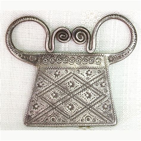 Large Antique Hmong Silver Hairpin Tribal Jewelry Antique Silver