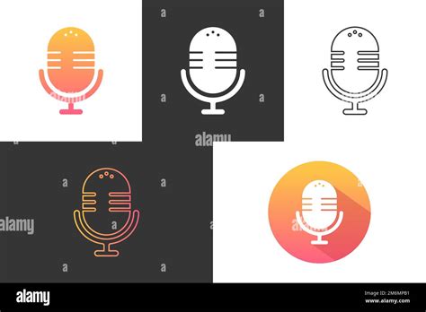 Mic Technology Logo Stock Vector Images Alamy