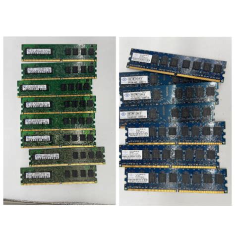 Lot Of 15 Pcs Assorted Memory Ram 1 Gb Samsung And Nanyl Ebay