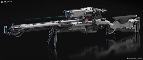 Artstation Sci Fi Sniper Rifle