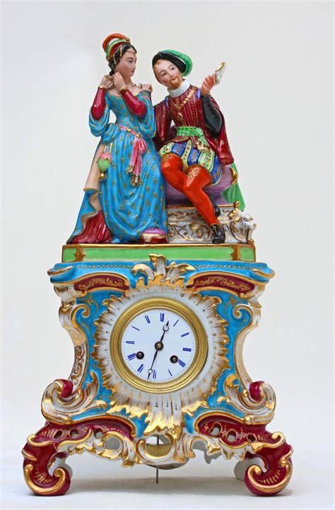 Proantic Attributed To Jacob Petit Clock Romantic Era Circa 1840