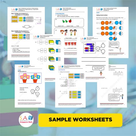 Free Sam Singapore Math Worksheets Worlds Largest Singapore Math