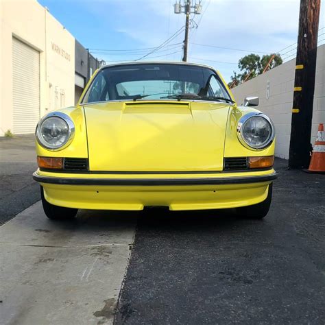 72 Yellow 911e For Sale — California Porsches
