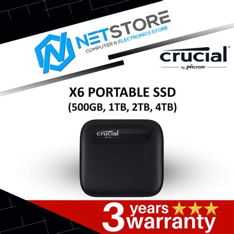Crucial X Portable Ssd Gb Tb Tb Tb Lazada