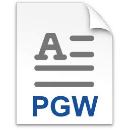 PGW File Extension What Is PGW And How Do I Open It