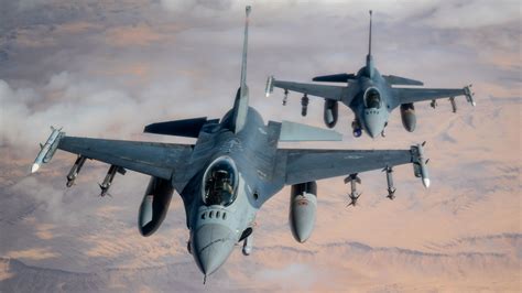 U S F 16 Fighters Shot Down Drones With Laser Guided Rockets In Combat