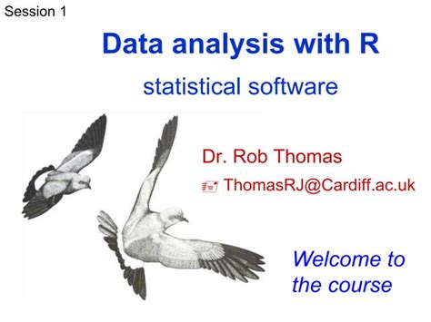 session 1 getting started with r statistics package ppt