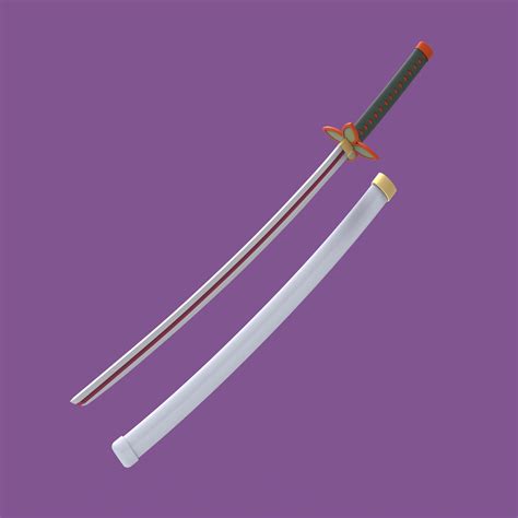 🗡️ Demon Slayer Kochou Kanae Sword 3d Printable Anime Katana・ Stl