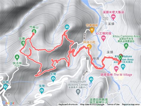 溪頭山 健行筆記