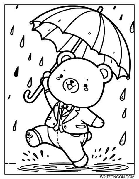 6 Brezplačne Natisljive Dežnik Pobarvanke Listi In Slike Za Odrasle In Otroke Punčke In Fante