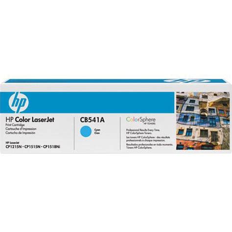 HP 125A CB541A Toner Cartridge (Cyan) CB541A B&H Photo Video