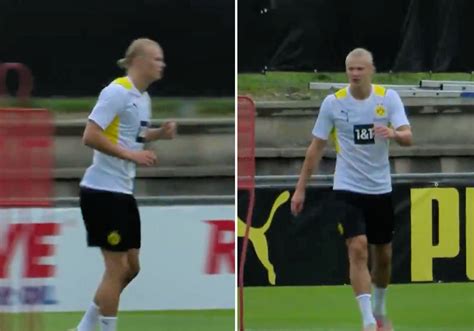 Watch Erling Haalands Solo Workout Post Training Proves Indefatigable