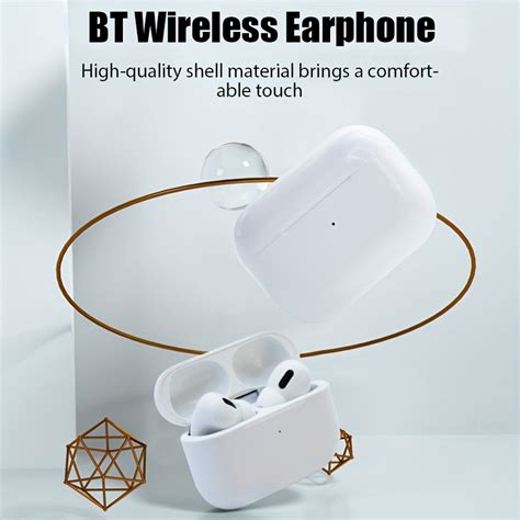 Bluetooth Wireless Earphone Pro Touch Control Tws Pro Headset D Hifi Stereo With Microphone