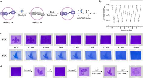 A Schematic Representation Of The Reversible Light Induced Download Scientific Diagram