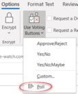 Easy And Quick Polls In Outlook Office Watch