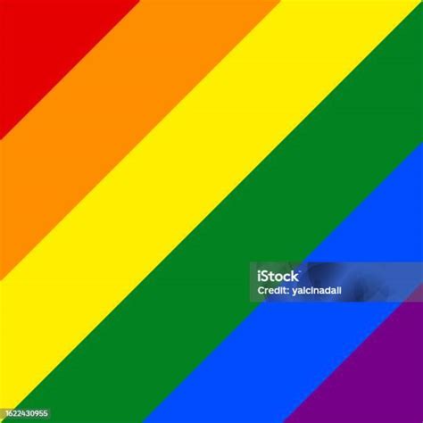 클래식 Lgbt 프라이드 플래그 색상 또는 레인보우 프라이드 플래그 색상이 있는 대각선 다채로운 패턴 배경 벽지 벡터 그림 6에 대한 스톡 벡터 아트 및 기타 이미지