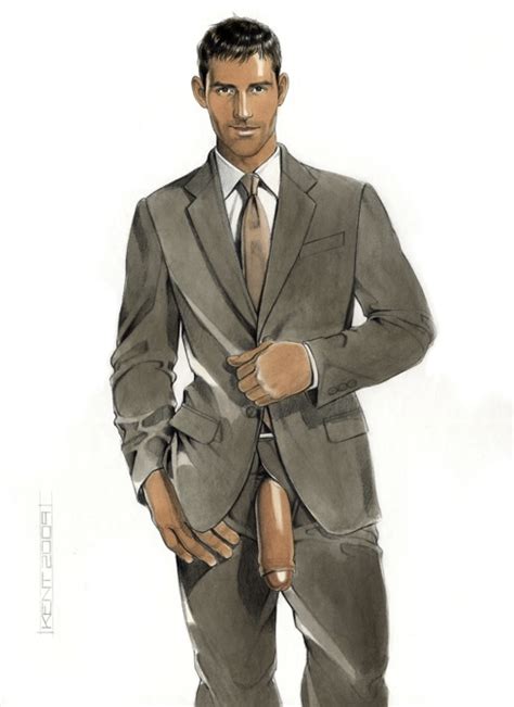 Rule 34 Kentartwork Male Male Focus Male Only Suit And Tie 7009708