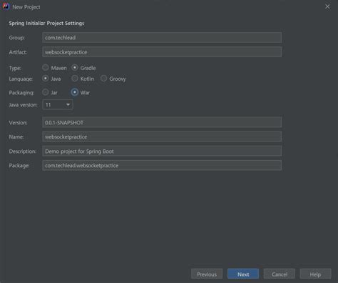 springboot websocket를 이용한 채팅 어플리케이션 만들기 01