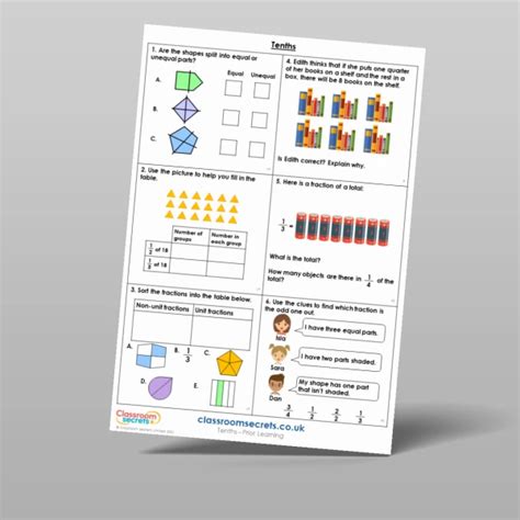 Year 3 Tenths Reasoning And Problem Solving Resource Classroom Secrets