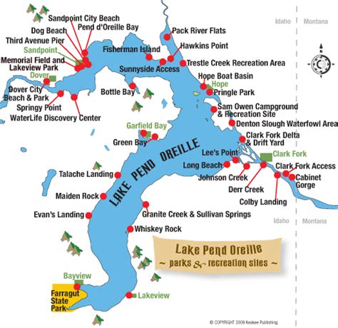 Lake Pend Oreille Idaho Parks And Public Access Sandpoint Online