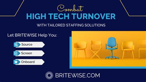 Combat High Tech Turnover With Tailored Staffing Britewise
