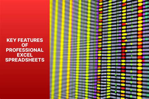 Elevate Your Data Analysis With Professional Excel Spreadsheets