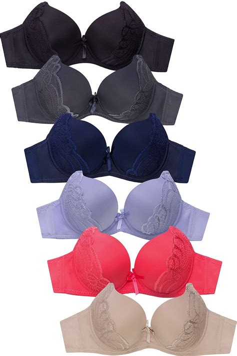 247 Frenzy Womens Essentials Sofra Or Mamia Pack Of 6 Full Coverage