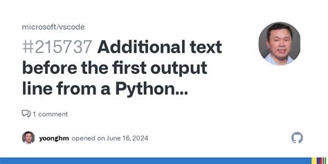 Additional Text Before The First Output Line From A Python Program In Terminal Issue