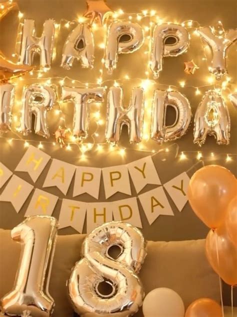 🎈ลูกโป่ง🎈 ลูกโป่งวันเกิด เซตลูกโป่งวันเกิด Happy Birthday Set ตกแต่งงานปาร์ตี้ ผนังพื้นหลัง