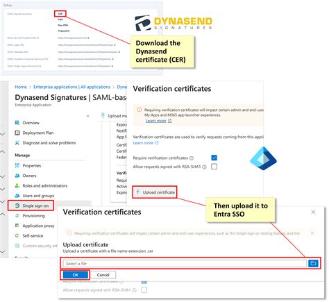 Configuring Sso Using Saml And Entra Id Dynasend