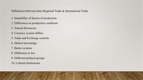 2351 Diff Bw International Trade And Interregional Trade Autosaved Pptx
