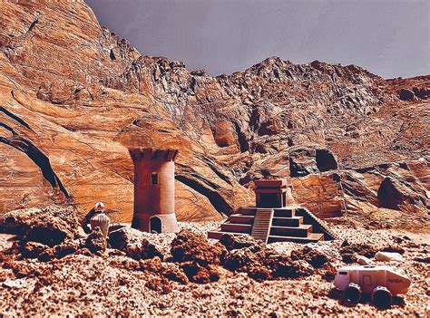 Mars Structures Model Diorama Rscifimodels