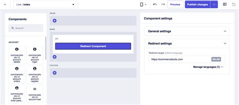 Creating A Redirect Component Frontend Development Commercetools Frontend