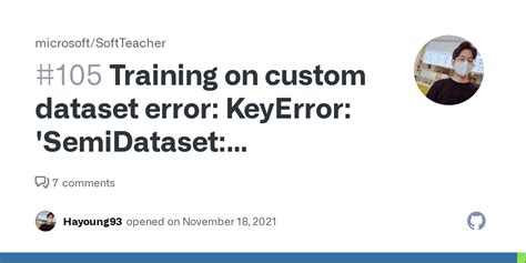 Training On Custom Dataset Error Keyerror Semidataset Cocodataset Filename · Issue