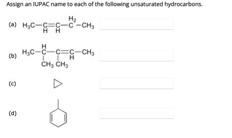 Solved Assign An IUPAC Name To Each Of The Following Chegg Com