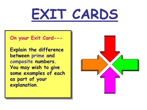 PPT EXIT CARDS PowerPoint Presentation Free Download ID 241066