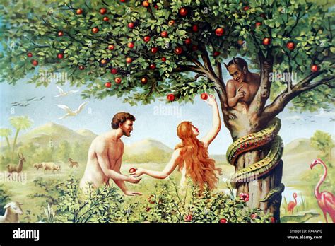 Forbidden Fruit Adam Eve Hi Res Stock Photography And Images Alamy