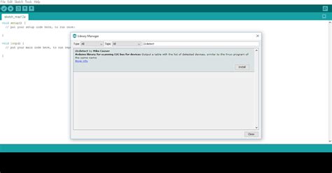 Arduino Er I2cdetect Library Arduino Library To I2c Bus For Devices