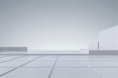 빈 콘크리트 바닥 자동차 프리젠 테이션과 미래 건축 배경의 3d 렌더링 0명에 대한 스톡 사진 및 기타 이미지 0명 3차원 형태 거리 Istock