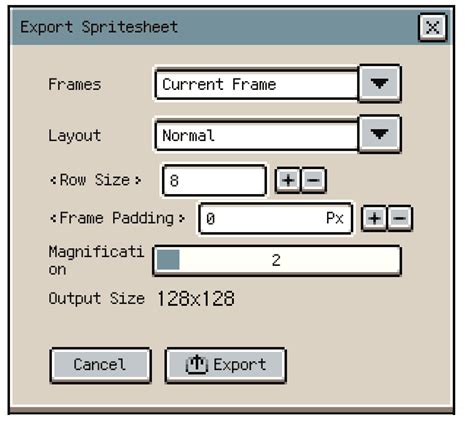 Export Resprite Pixel Art Editor For Ios Android And Desktop