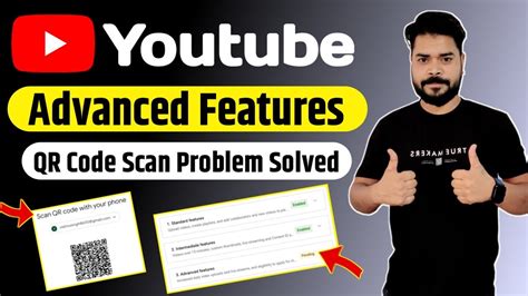 Youtube Advanced Features Qr Code Scan Problem Scan Or Code With Your Phone Youtube Problem