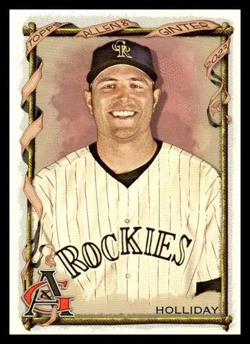 2023 Topps Allen And Ginter Matt Holliday 334 Short Print Colorado Rockies Sp Ebay