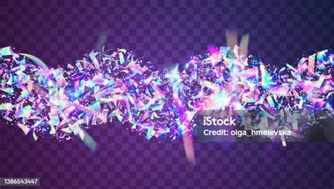 크리스탈 효과 판타지 호일 금속 프리즘 무지개 빛깔의 틴셀 원주율 겨울에 대한 스톡 벡터 아트 및 기타 이미지 겨울 결정체