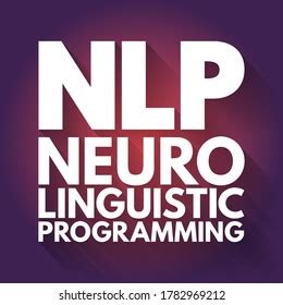 Nlp Neurolinguistic Programming Psychological Approach That Stock Illustration