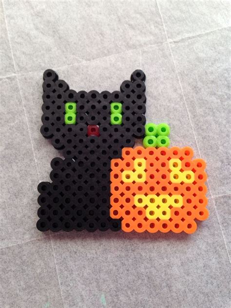 Easy Perler Bead Cat