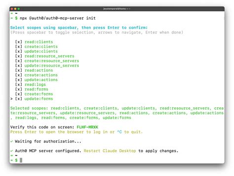 the auth0 mcp server is here