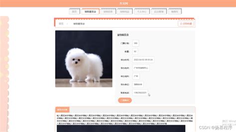Javajspssm秀宠网【2024年毕设】 Csdn博客