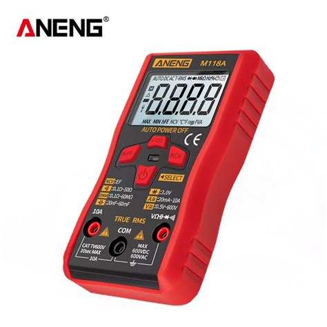 Multimeter Digital Smart Tester Mini M118a Dengan Ncv Penahan Data Senter Otomatis Mmultimetro