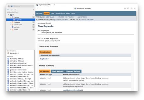 Downloading Sdk Documentation For Offline Usage Bugfender Help Center